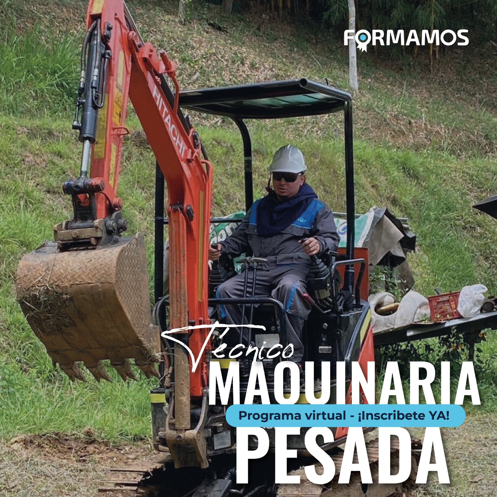 Técnico en Maquinaria Pesada Modalidad Virtual en Itaguí. – Formamos